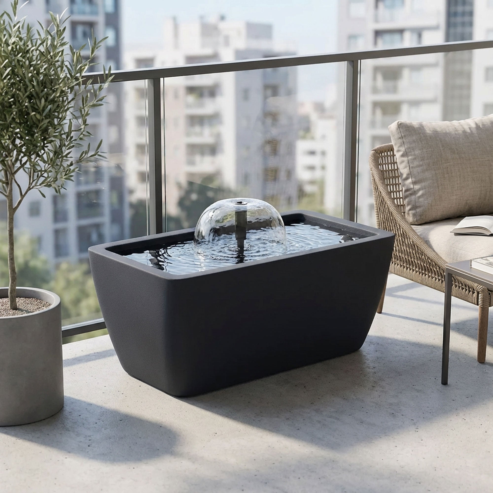 Manhattan Balcony Pond Kit | Water Gardening | Algreen – Algreen Products